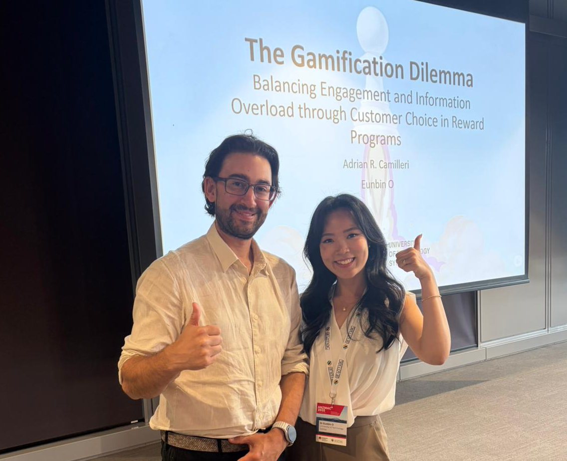 Presented at ANZMAC in Sydney - Adrian R. Camilleri, Ph.D.